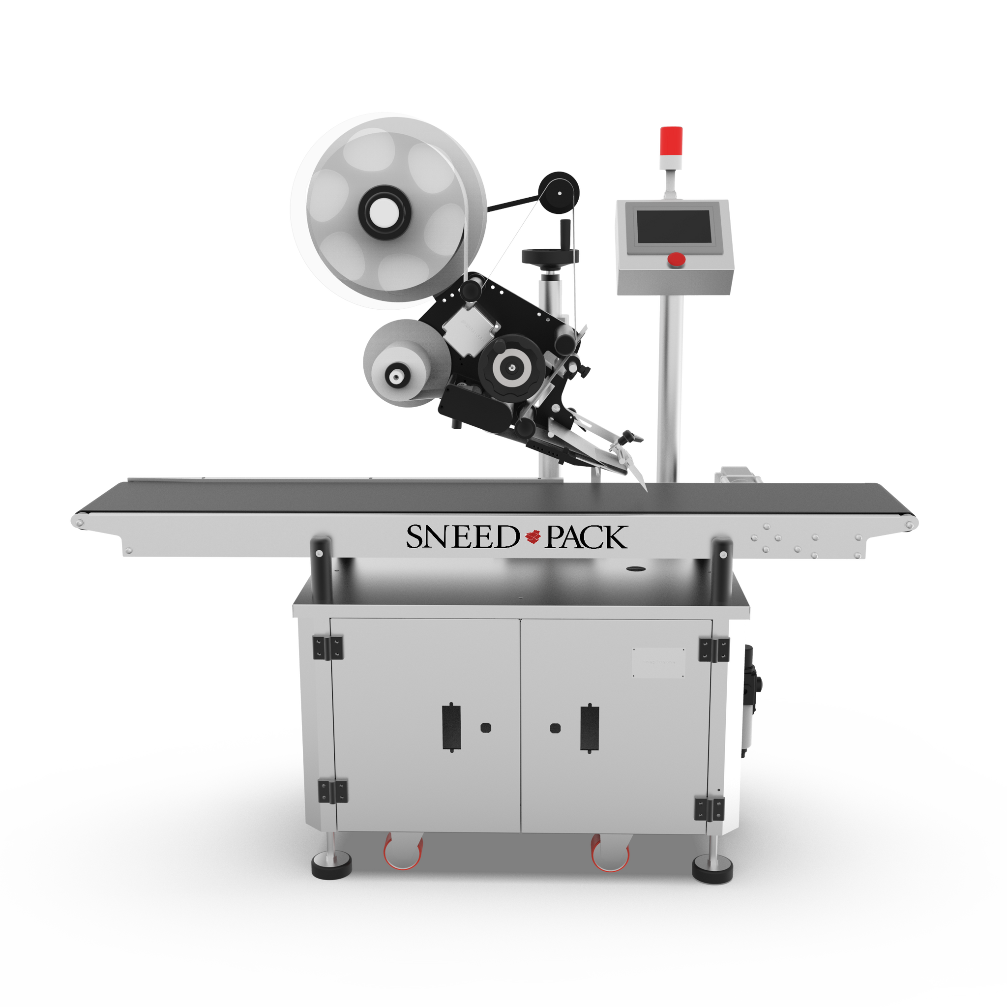 SNEED-PACK® Top Down Label Applicator - Reduce Labeling Times – Sneed Coding Solutions