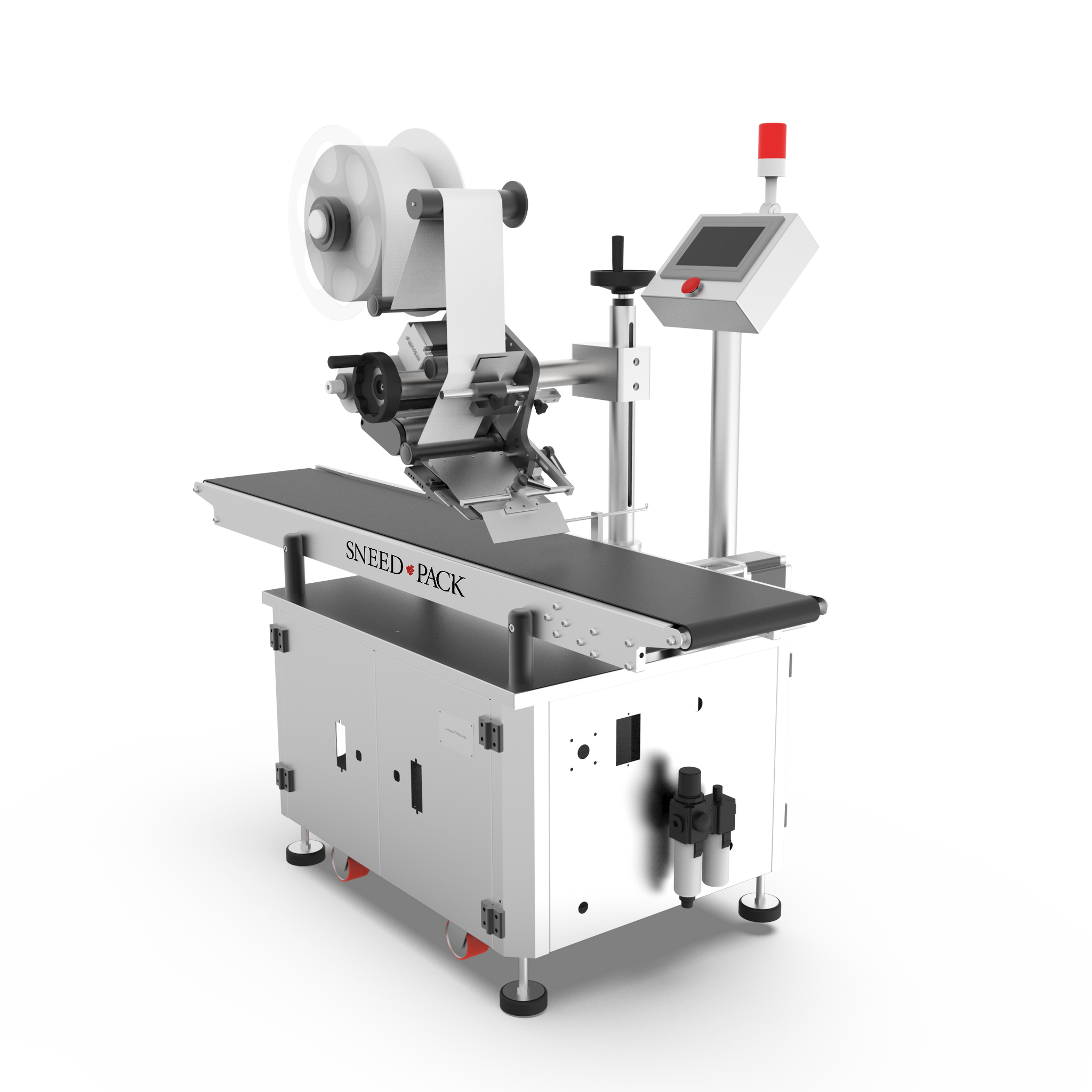 SNEED-PACK® Top Down Label Applicator - Reduce Labeling Times – Sneed Coding Solutions