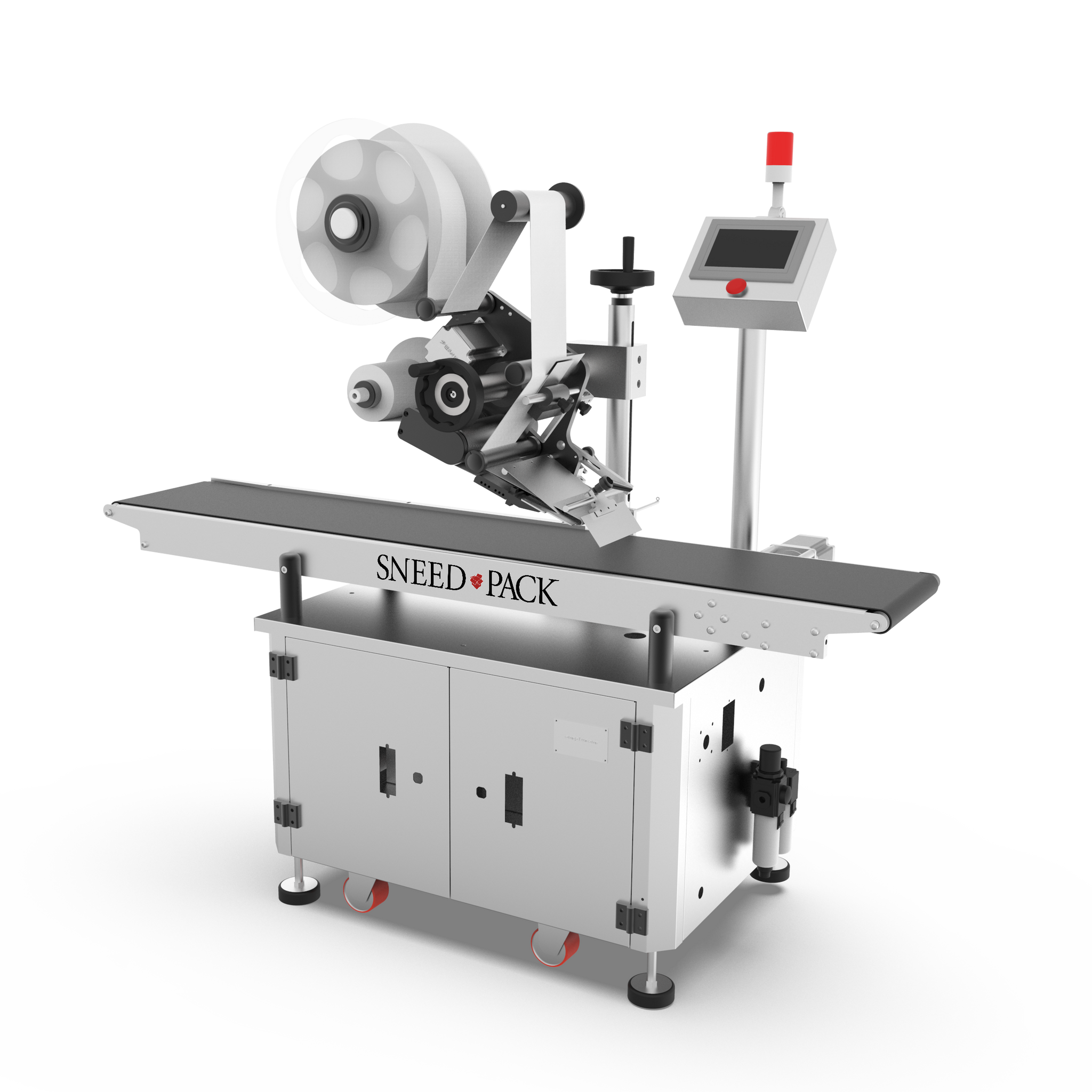SNEED-PACK® Top Down Label Applicator - Reduce Labeling Times – Sneed Coding Solutions